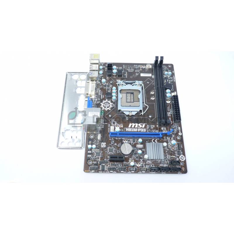 MSI H81M-P33 Micro ATX motherboard - Socket LGA1150 - DDR3 DIMM