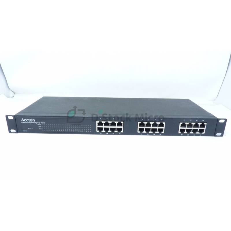 Switch 24 ports 10/100 Mbps Accton Technology cheetahswitch workgroup-3024c