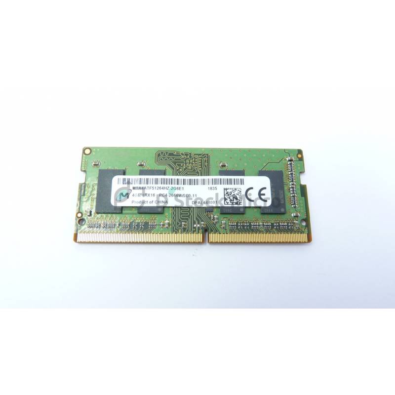 Micron MTA4ATF51264HZ-2G6E1 4GB 2666MHz RAM Memory - PC4-21300 (DDR4 ...