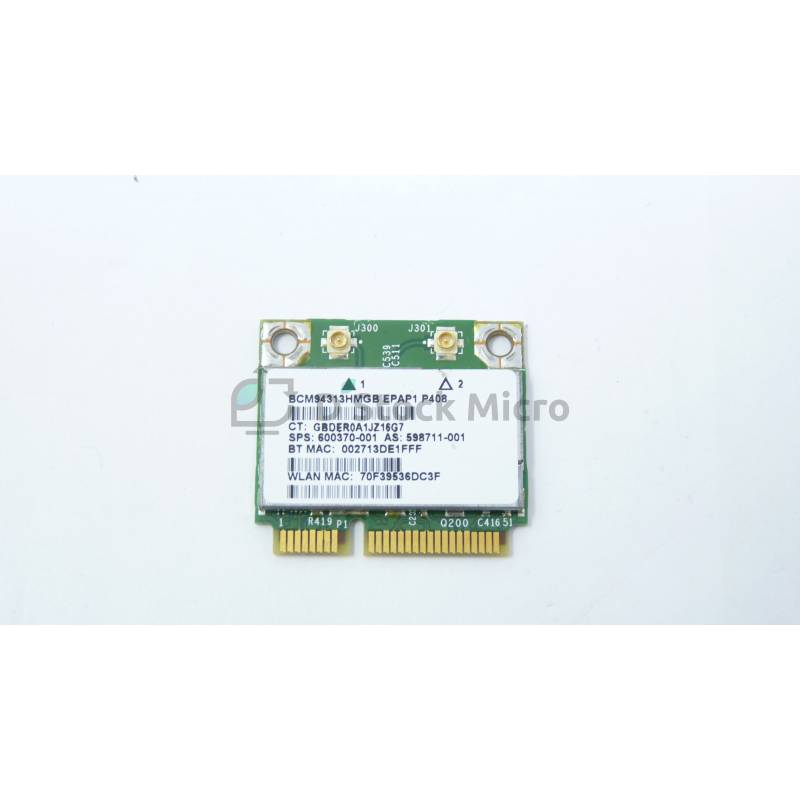 Wifi / Bluetooth card Broadcom BCM94313HMGB 600370-001