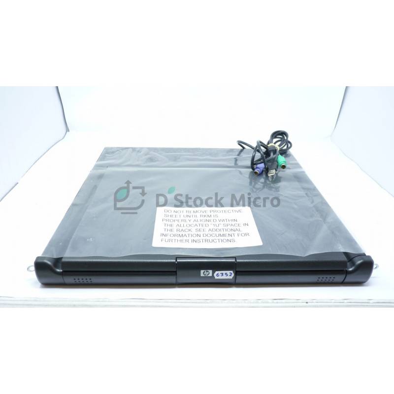 HP KB-0030 1U Integrated Server Rackmount Keyboard Trackball Drawer PS ...