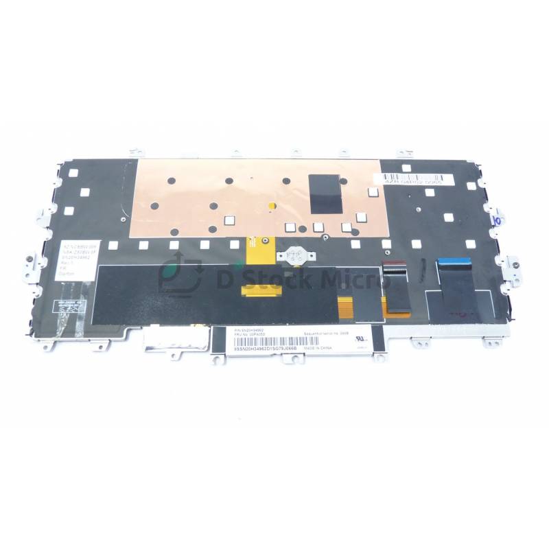 Keyboard AZERTY - NSK-Z80BW 0F - SN20H34962 / 00PA053 for Lenovo ...