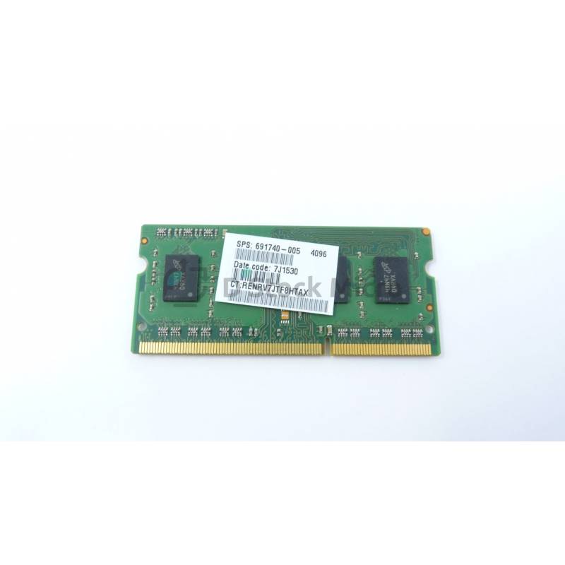 Mémoire RAM Micron MT8KTF51264HZ-1G6N1 4 Go 1600 MHz - PC3L-12800S ...