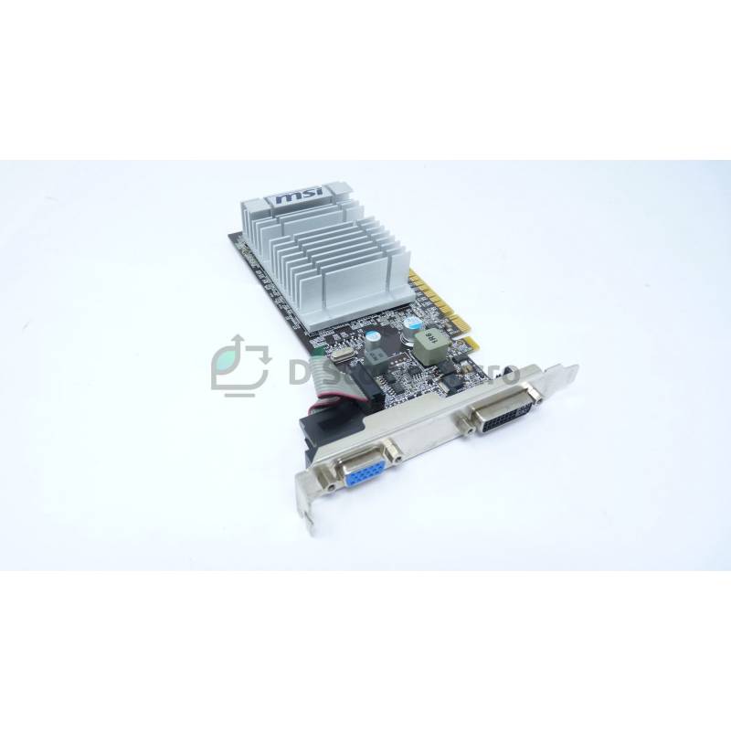 MSI V240 NVIDIA GeForce 8400 GS 512MB GDDR3 PCI-E Video Card - N8400GS-D512D3H/LP