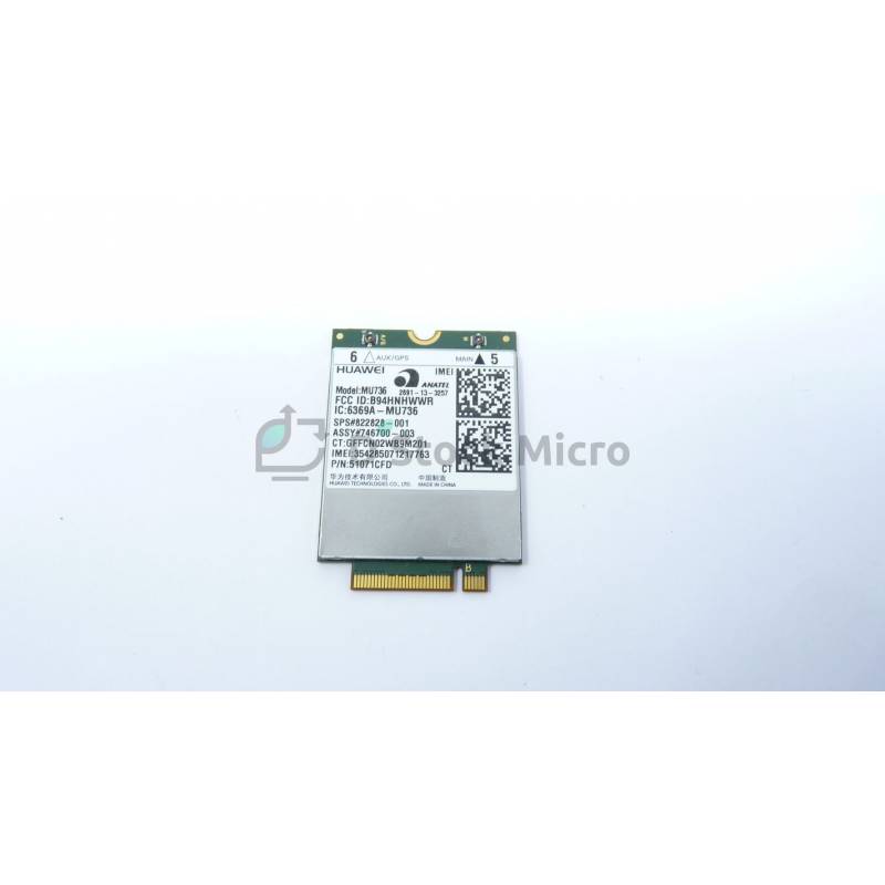 Carte 3G Huawei MU736 HP Zbook 15 G2 822828-001