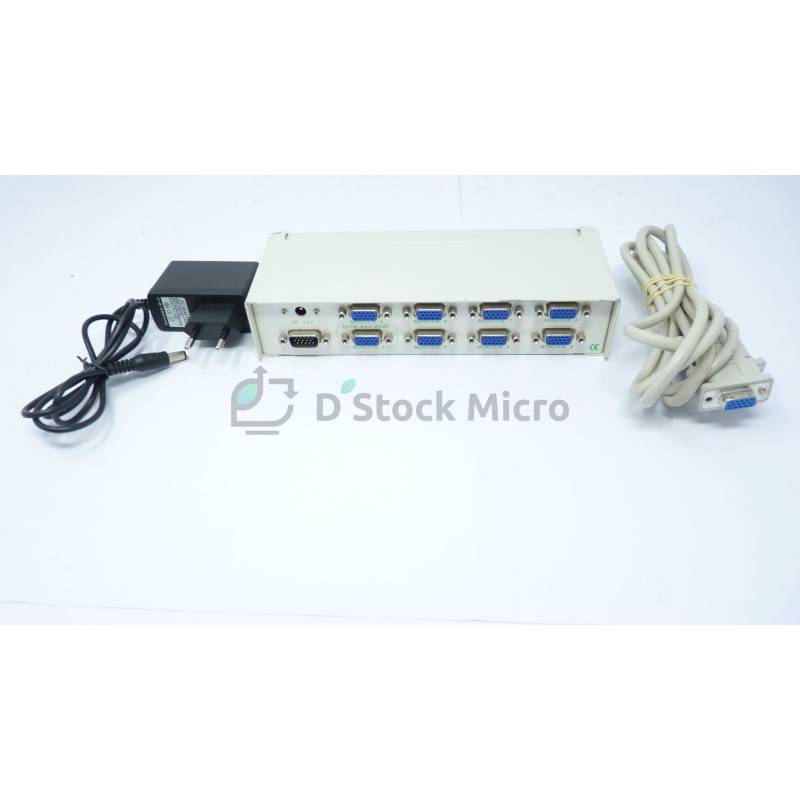Video Splitter Switch VGA Splitter 8-port 350 MHz