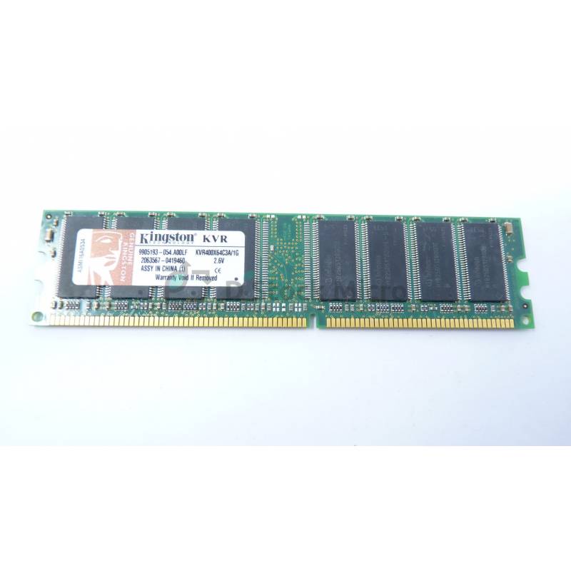 Mémoire RAM KINGSTON KVR400X64C3A/1G 1 Go 400 MHz - PC-3200U (DDR-400 ...