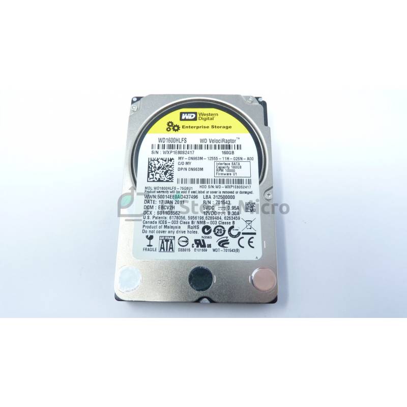 Western Digital VelociRaptor WD1600HLFS 160GB 2.5" SATA 10000RPM HDD ...