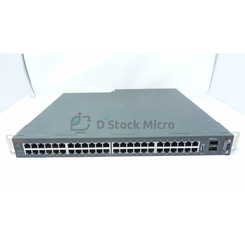 Switch Avaya ERS (Ethernet Routing Switch) 5650TD PoE 48 ports 10/100 ...